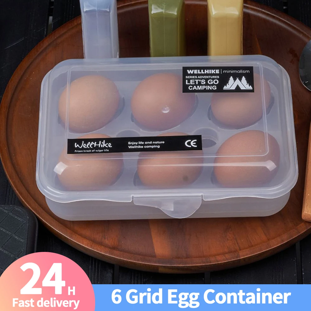 2-6-Grid-Camping-Egg-Container-Shockproof-Egg-Protection-Box-Egg ...