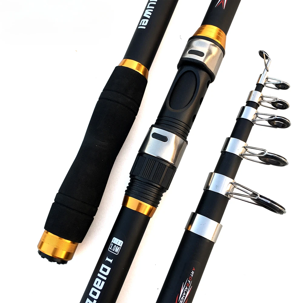New-Telescopic-Fishing-Rod-2-1M-3-6M-Ultralight-Carbon-Fiber-M-Power ...