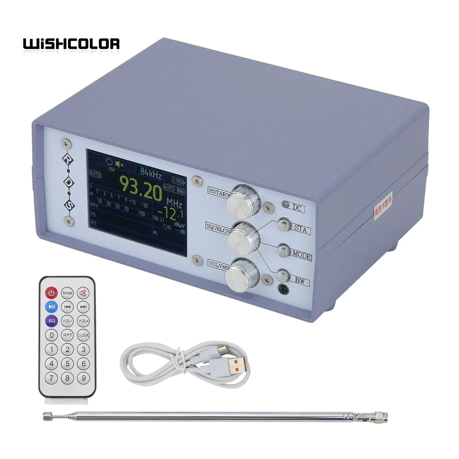 HamGeek-TEF6686-Desk-Blue-Desktop-Radio-DSP-RDS-AM-FM-SW-Full-Band ...