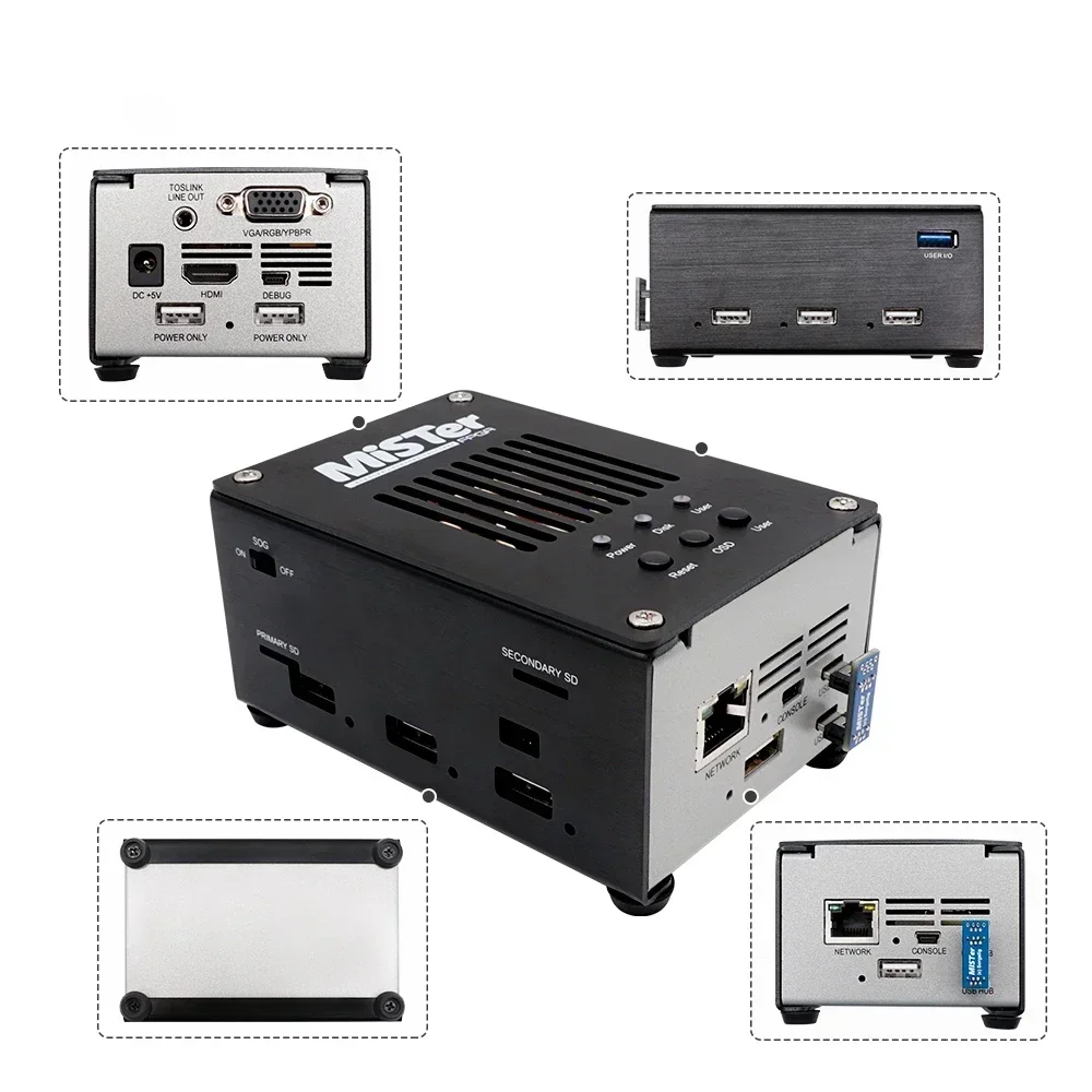 Plug‑and‑Play MiSTer FPGA Bundle Multi‑Platform Game Console for Retro ...