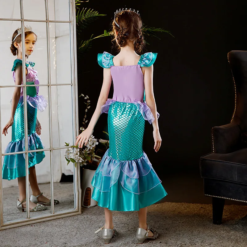 Little Mermaid Costume For Girls