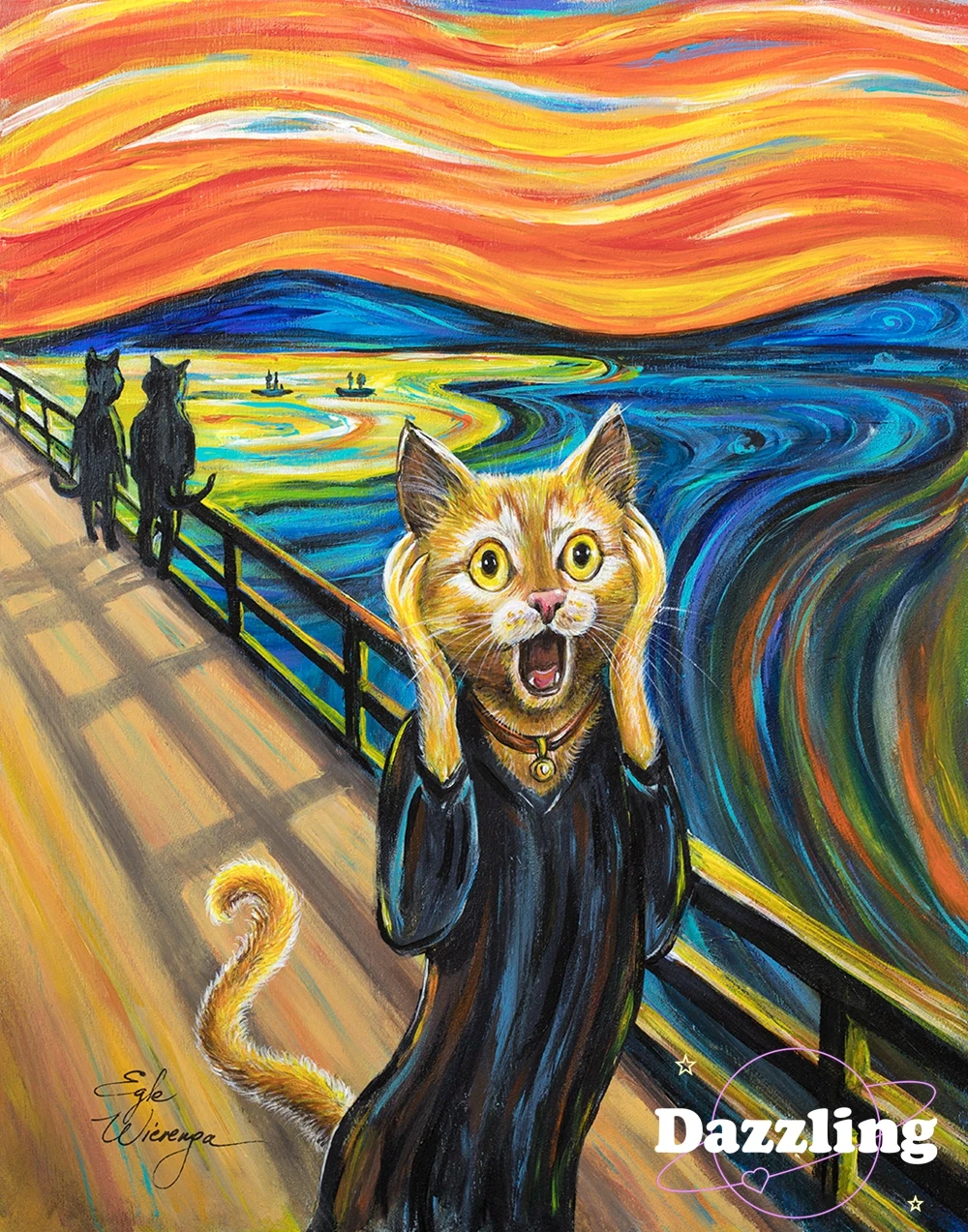 Scream Edvard Munch Parody