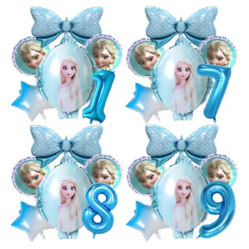 22pcs-Disney-Frozen-The-Snow-Queen-Elsa-Number-Balloon-Set-Birthday ...
