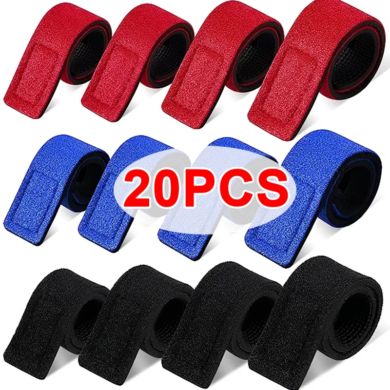 5-20Pcs-Non-slip-Fishing-Rod-Tie-Holder-Strap-Belt-Tackle-Elastic-Wrap ...