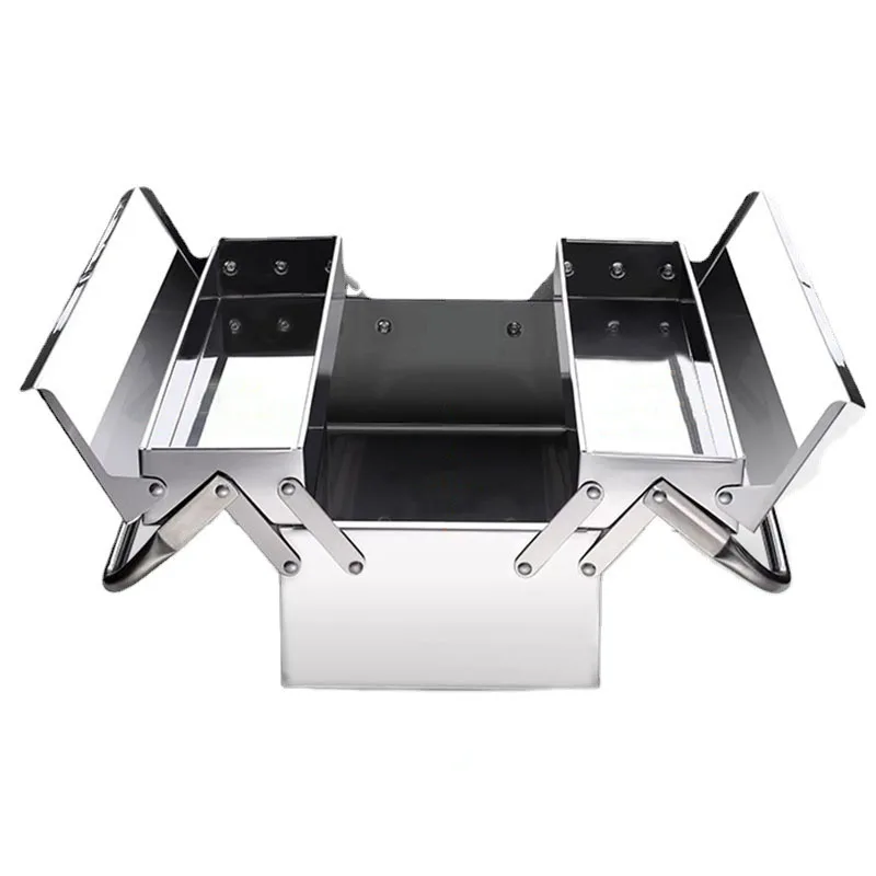 Hardware-Toolbox-Organizer-Stainless-Steel-Toolbox-for-Mechanic-Metal ...