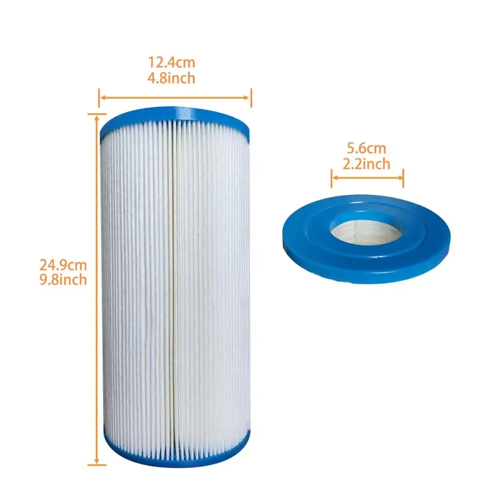Hot tub filter and spa filter, size 9-7/8"" x 4-15/16"" FD-2001-250 ...