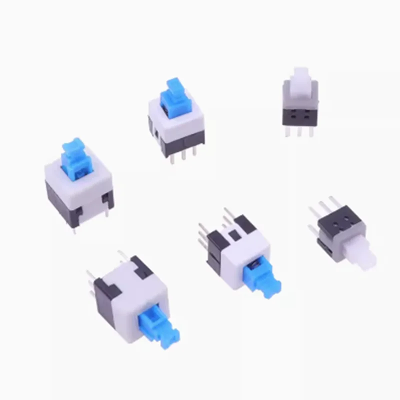 Tact Tactile Mini On Off Self-Locking Switch Push Button Momentary ...