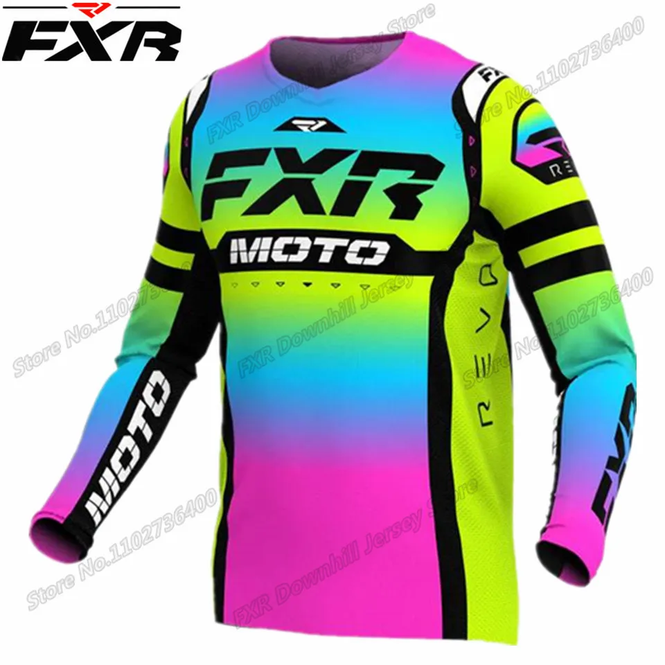 FXR-Downhill-Jersey-Mountain-Bike-T-Shirt-Motorcycle-Offroad-DH-Polera ...