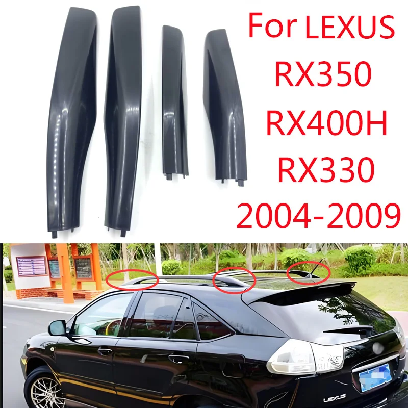 Car-roof-rack-rail-cover-end-decorative-cover-housing-replacement-for ...