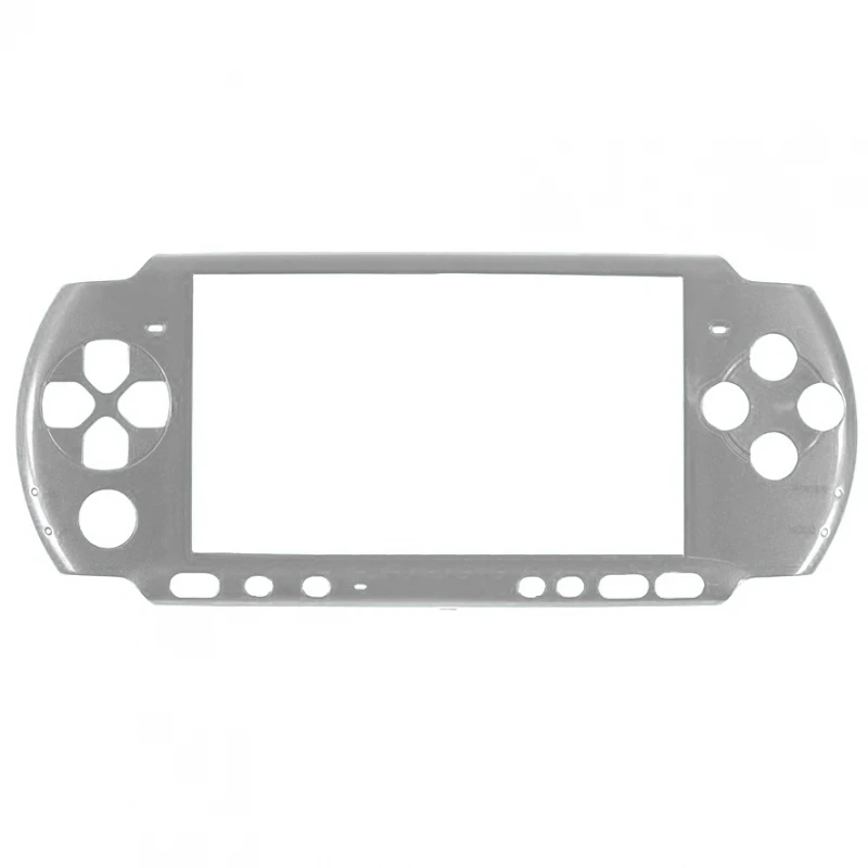Front-Cover-COMPATIBLE-for-SONY-PSP-3000-3004-Silver-Gray-SLIM ...