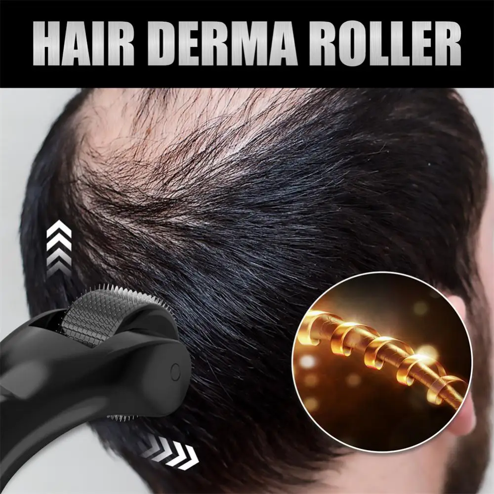 Natural Men Hair Beard Growth Derma Roller Micro Needle – Beard Air