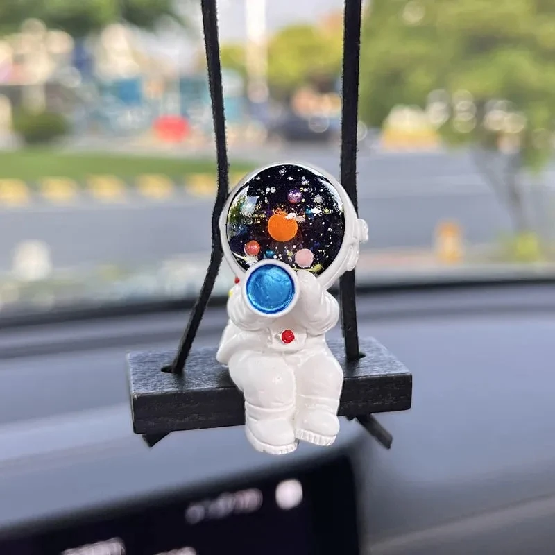 Swing-Astronaut-Car-Pendant-Car-Rearview-Mirror-Hanging-Ornaments-Swing ...