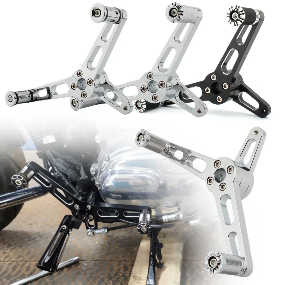 Motorcycle Heel Toe Gear Shift Levers Forward Control Shifter Footpegs ...