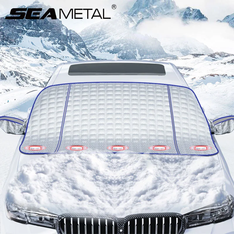 SEAMETAL-Windshield-Snow-Shield-Winter-Outdoor-Car-Snow-Cover-Magnet ...