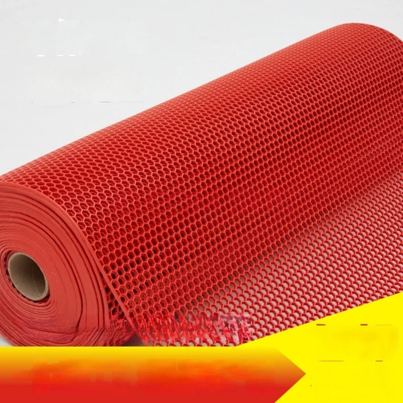 Plastic-Floor-Mat-PVC-Carpet-Non-Slip-Hexagonal-Hollow-Waterproof-Mesh ...