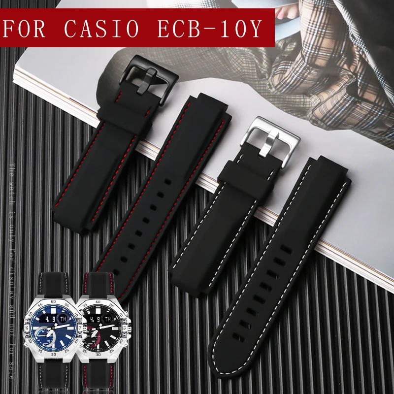 modified-strap-for-Casio-edifice-ECB-10YD-watch-strap-men-s-waterproof ...