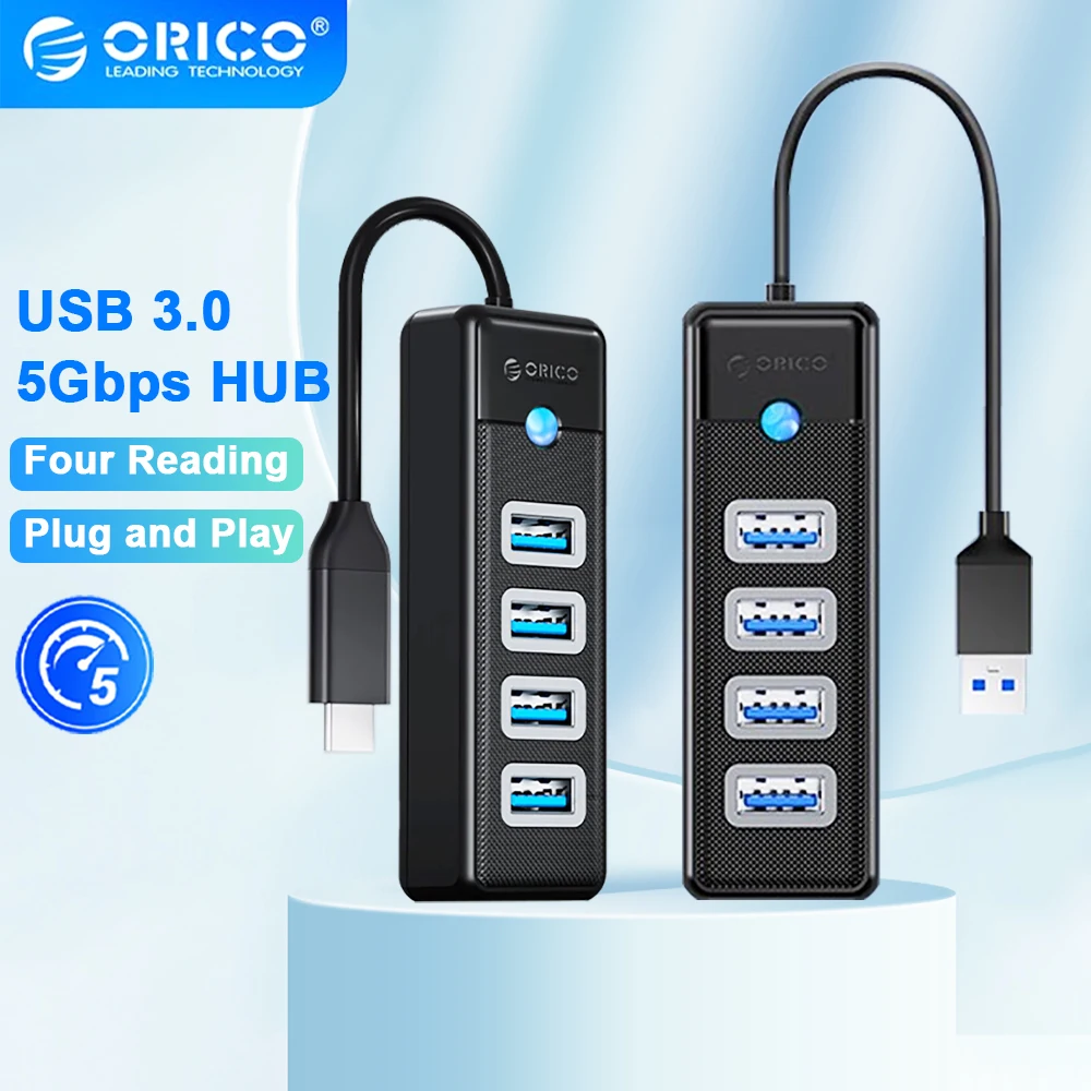 ORICO Usb Hub 5Gbps USB 3.0 4 Ports High Speed Mini Usb Splitter OTG ...