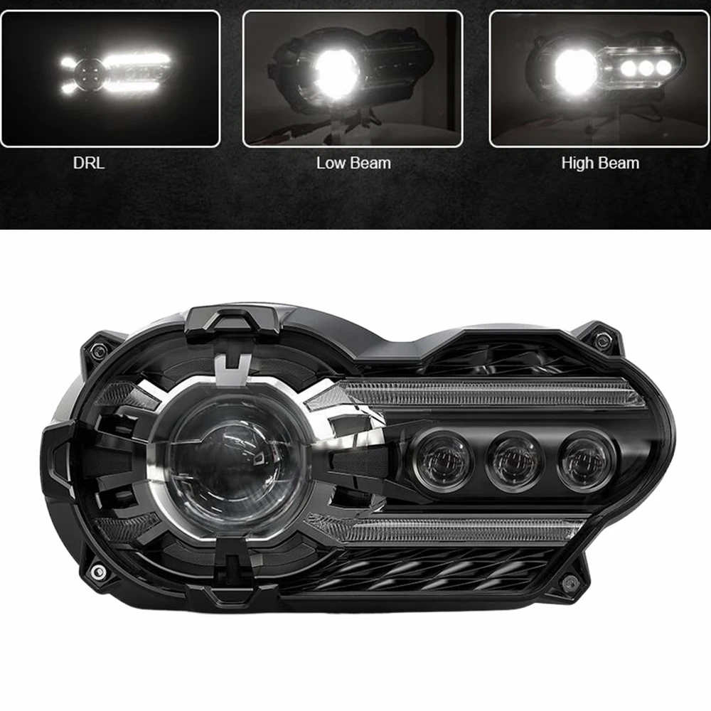 2022 E24 LED Headlight for BMW R1200GS R 1200 GS ADV R1200GS LC 2004 ...