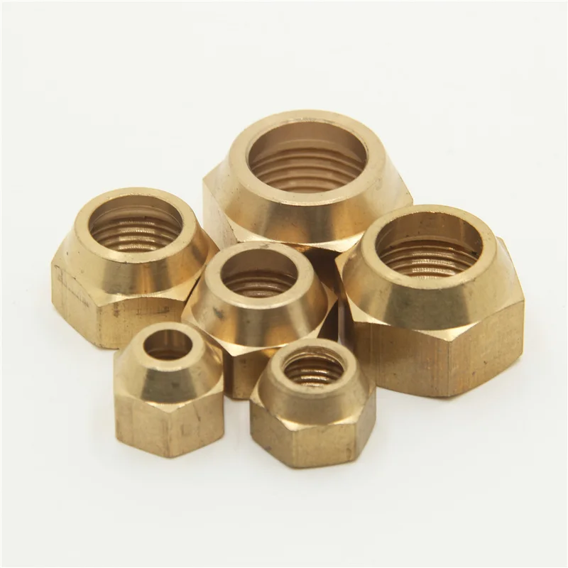Quick Turn Ferrule Nut with Copper Flaring1/4" 3/8" 1/2" 3/4" Flare ...