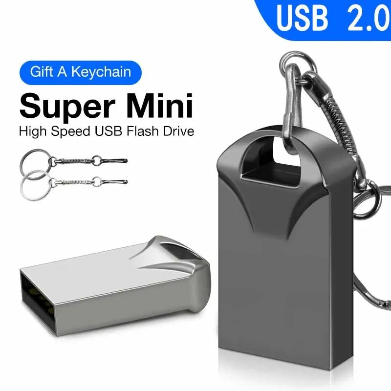 Mini-unidad-Flash-USB-2-0-de-alta-velocidad-128GB-64GB-32GB-16GB-8GB-2 ...