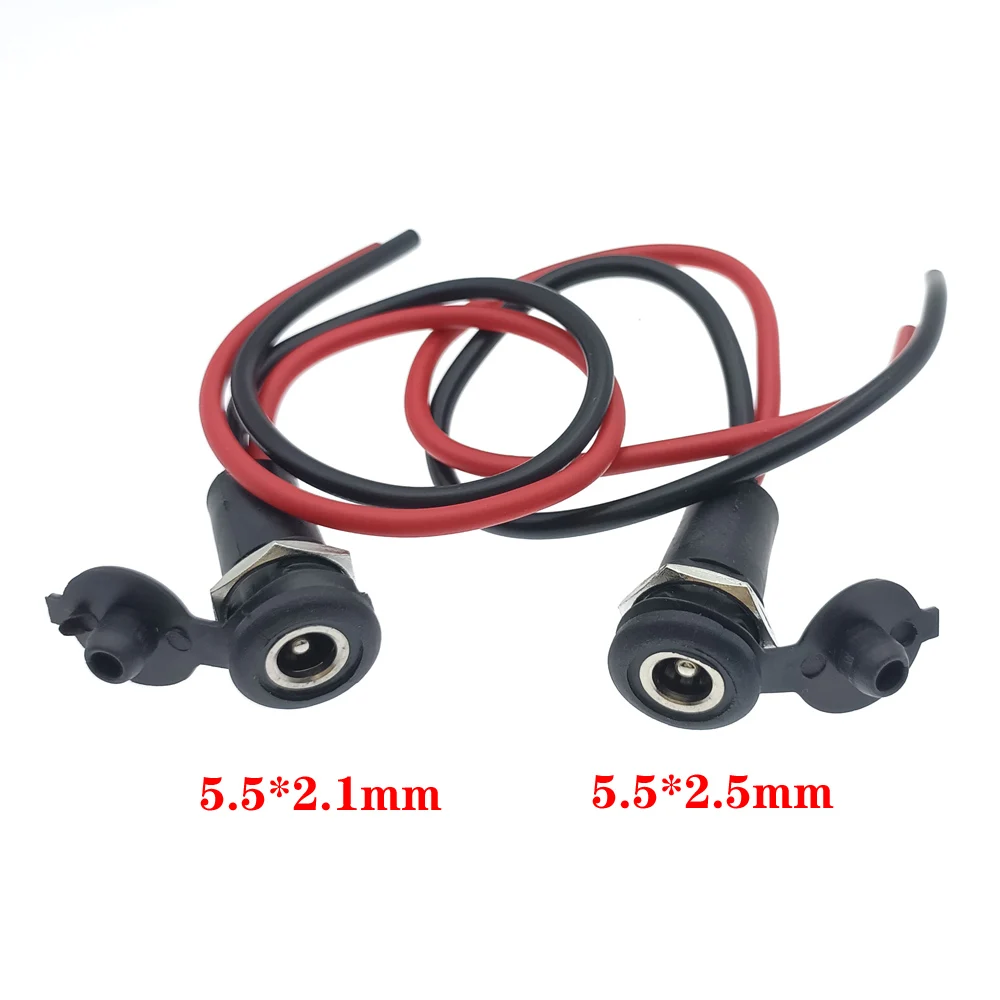 DC-Power-Supply-Threaded-Charging-Socket-5-5x2-1mm-5-5x2-5mm-Female ...