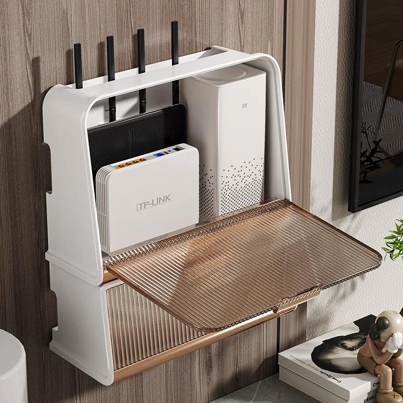 Hanging-Wireless-Wifi-Router-Shelf-Storage-Box-Wall-ABS-Plastic ...