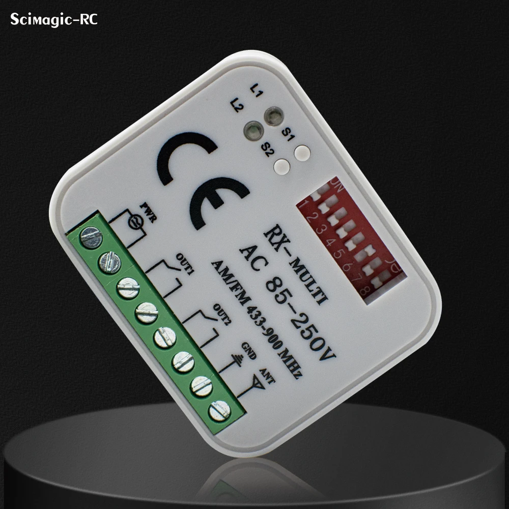 RX-MULTI-300-868MHz-Garage-Door-Remote-Control-Receiver-Universal-AC-DC ...