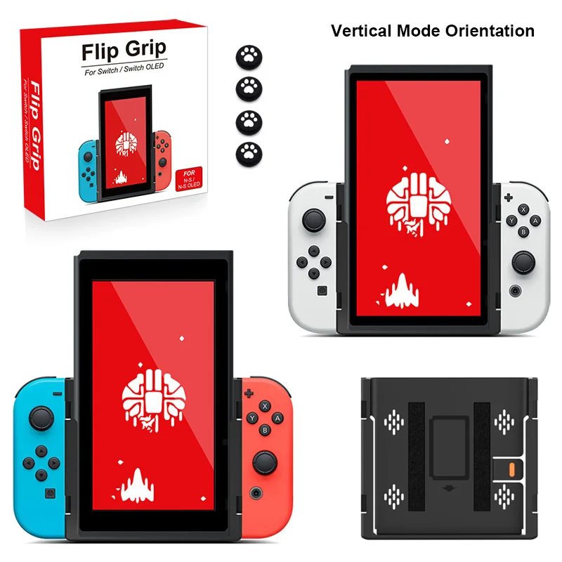Flip-Grip-Modo-Retrato-para-Nintendo-Switch-Orienta-o-de-Modo-Vertical ...