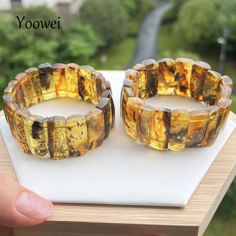 New-Amber-Bracelet-Bangle-for-Unisex-Gogerous-Gift-100-Natural-Genuine ...