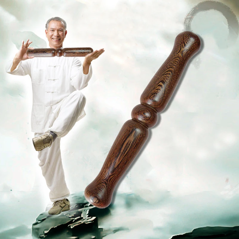 Tai Chi Stick Solid Wood Ruler Martial ArtsTaiji Ruler Kungfu Exercise ...