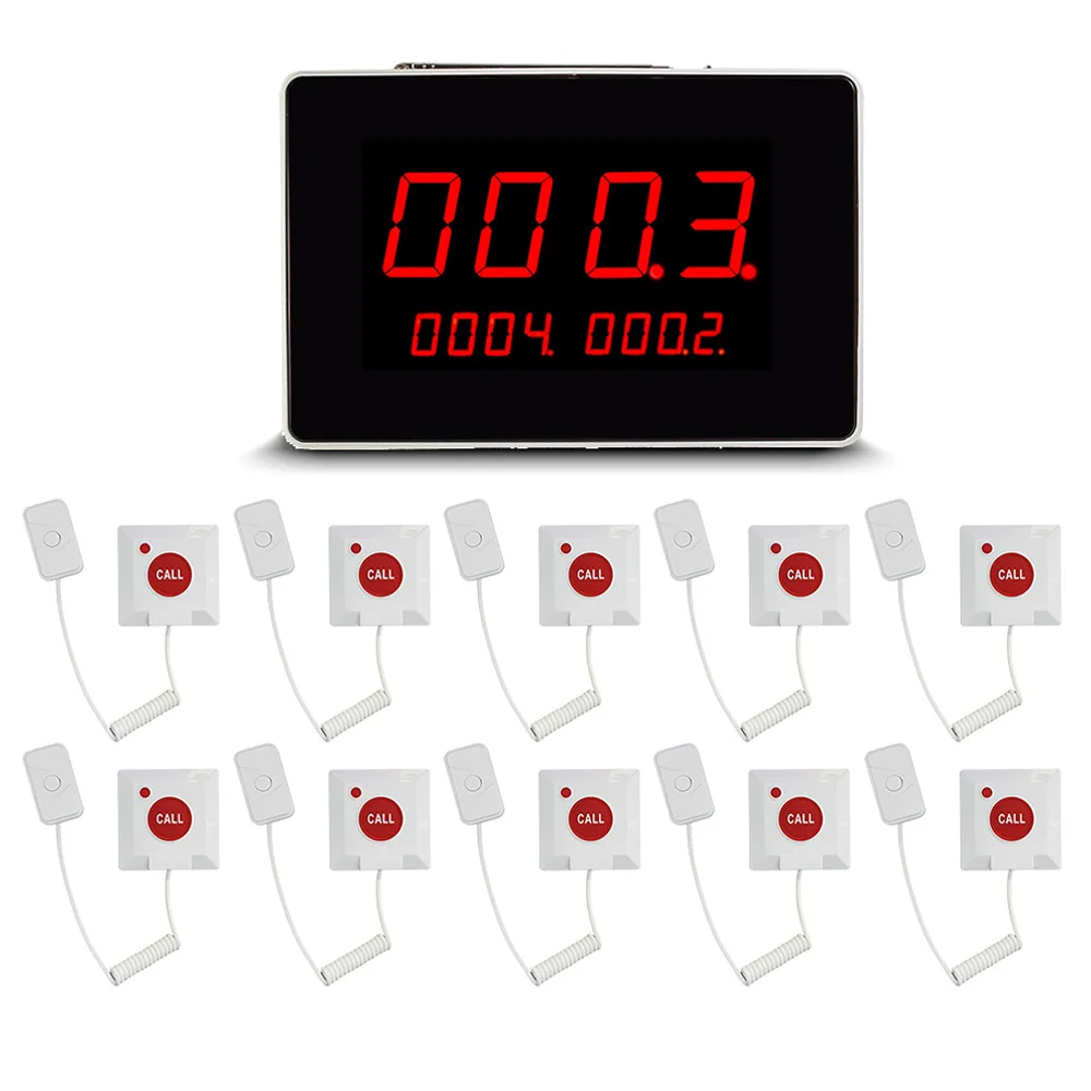 Wireless-Caregiver-Pager-Call-Button-Call-Bell-for-Patients-Emergency ...