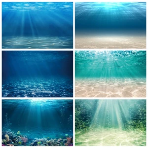 Underwater World Seabed Backdrops Summer Ocean Undersea Sunlight Sun ...