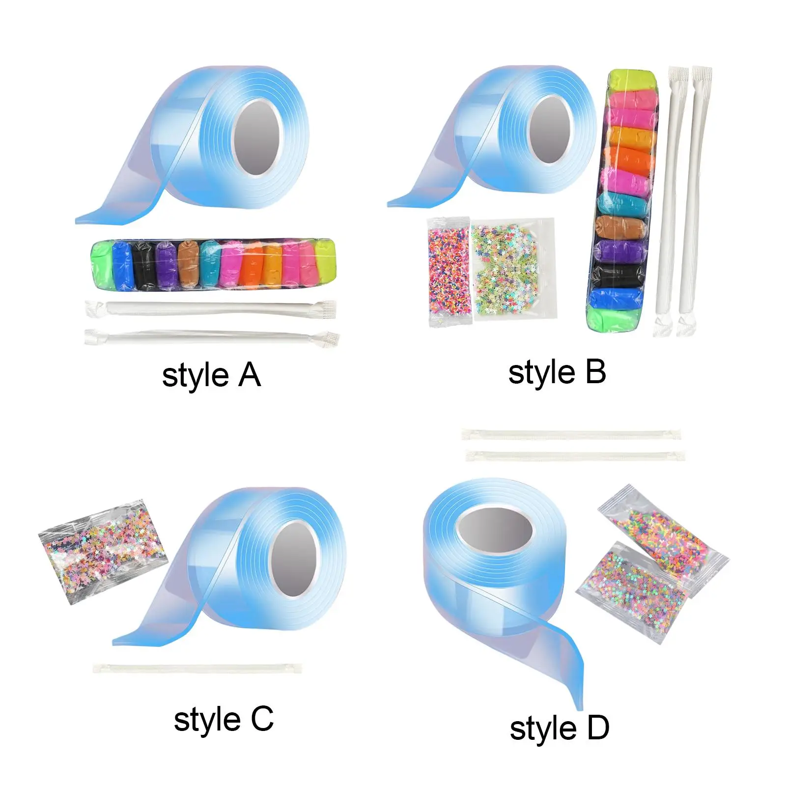 Blow-Bubbles-Double-Sided-Tape-Non-Marking-Tape-Multifunctional ...