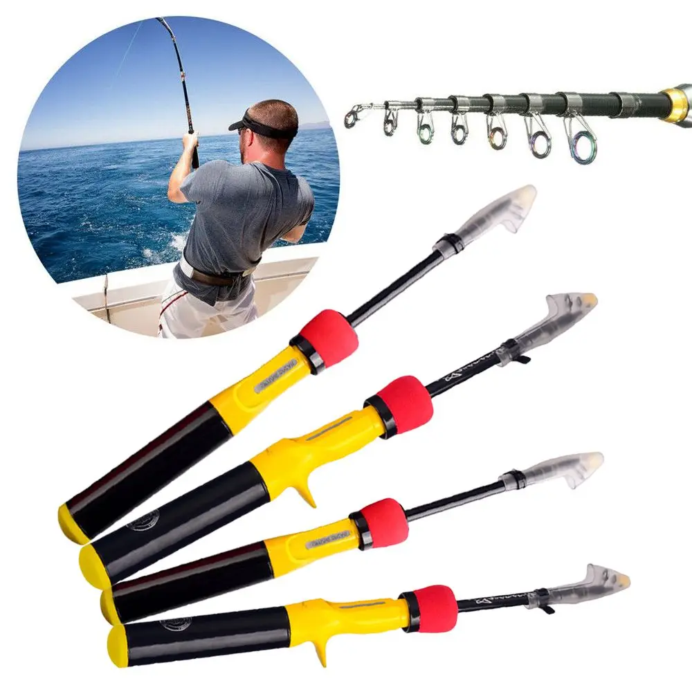Children-Telescopic-Fishing-Rod-Carbon-Fiber-Stream-Hand-Pole-Carp ...
