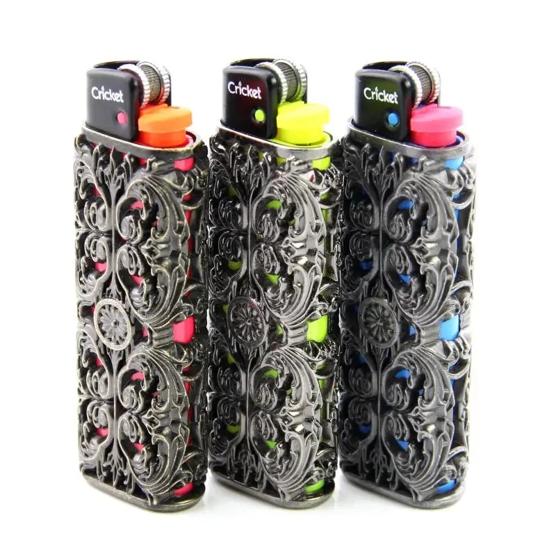 Zinc Alloy Coating 3d Hollow Carved Lighter Shell Explosion-Proof ...
