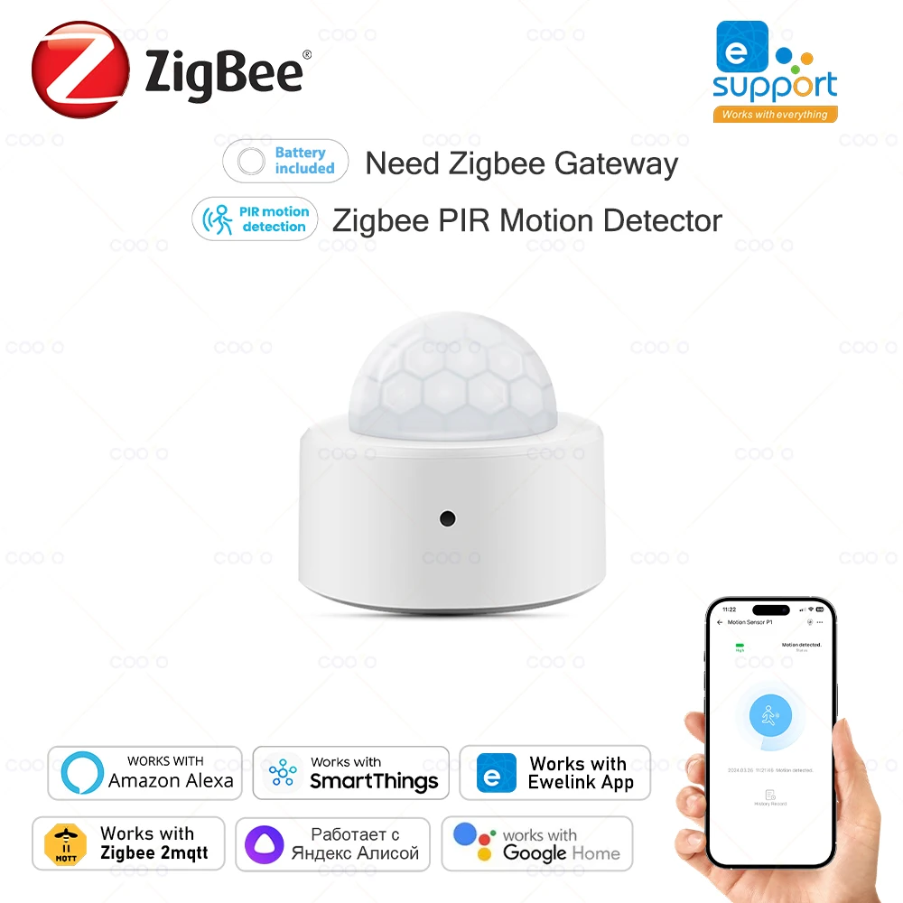 COOLO-Zigbee-3-0-PIR-Motion-Sensor-Movement-Human-Body-Detector-Home ...
