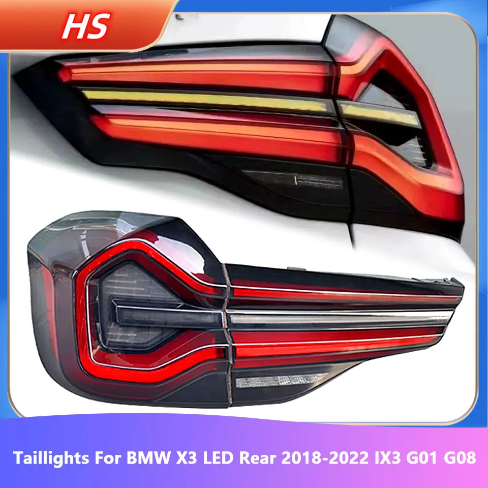 Taillight Assembly for BMW X3 G08 2018-2021 upgrade 2022 LED Rear ...