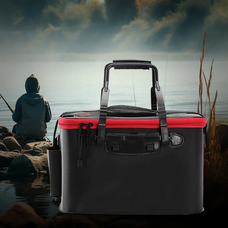 Fishing-Bucket-EVA-Foldable-Thickened-Live-Fish-Box-Portable-Outdoor ...