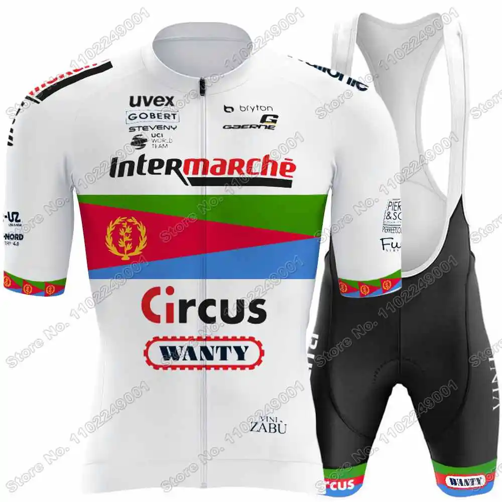 Eritrea Champion Team Wanty 2023 Cycling Jersey Set Men Cycling ...