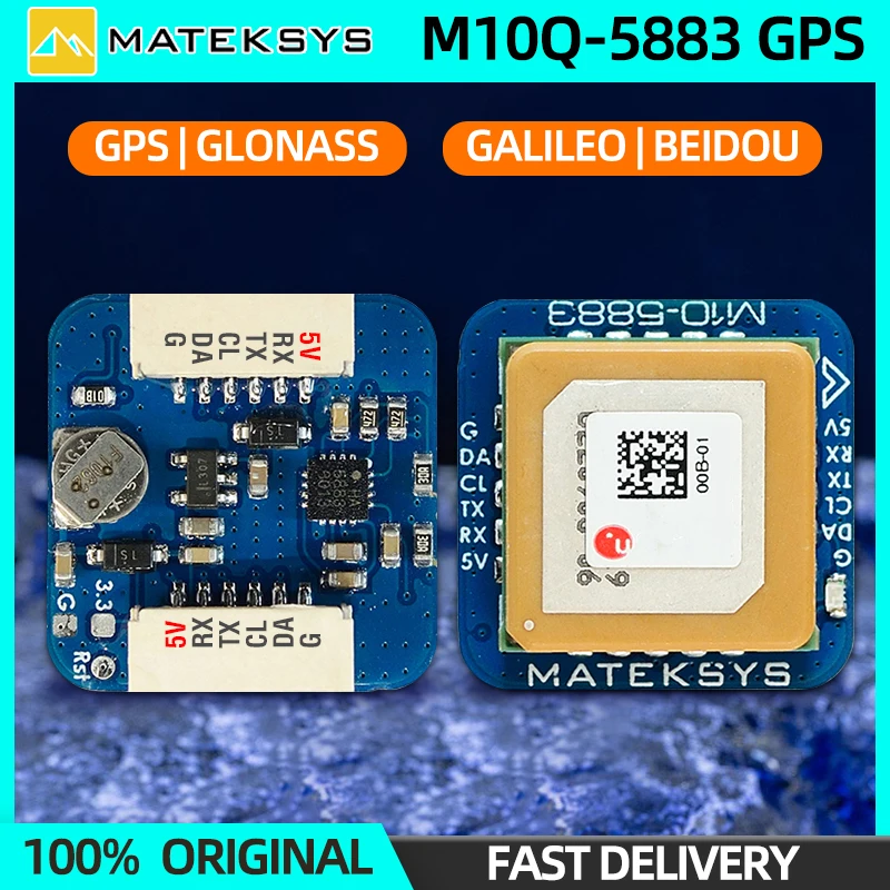 MATEKSYS-Matek-M10Q-5883-M10-GPS-Module-GNSS-Compass-QMC5883L-Patch ...