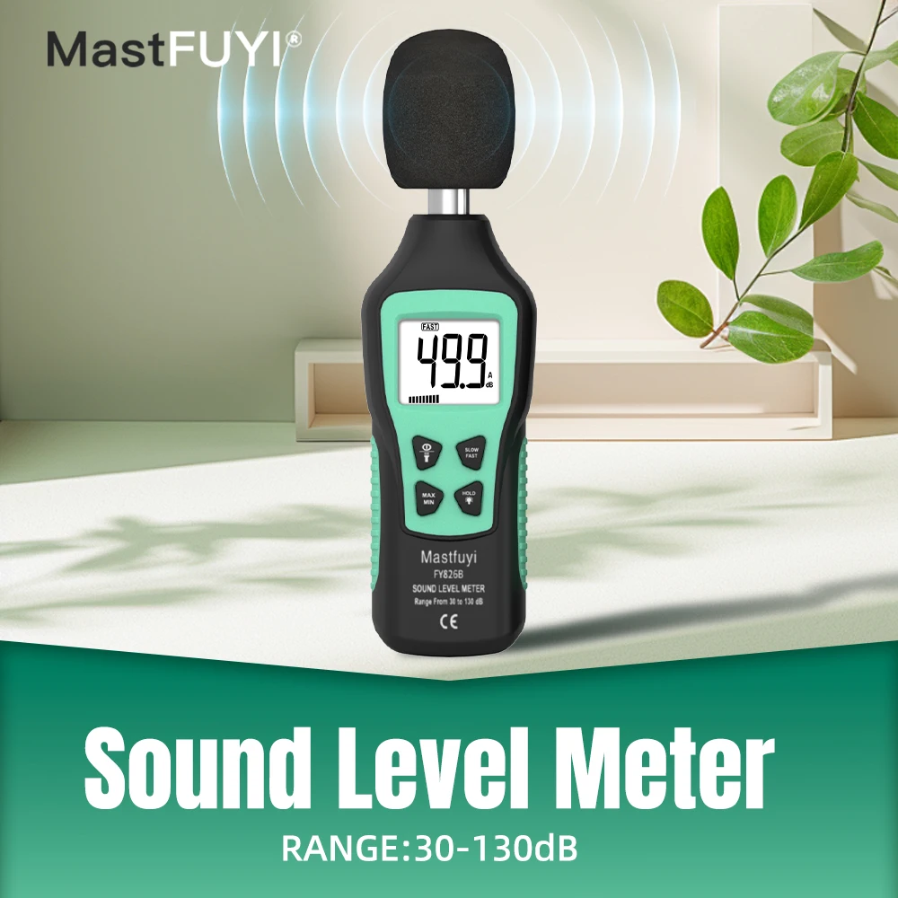 MASTFUYI FY826B Mini Audio Sound Level Meter High precision Noise ...