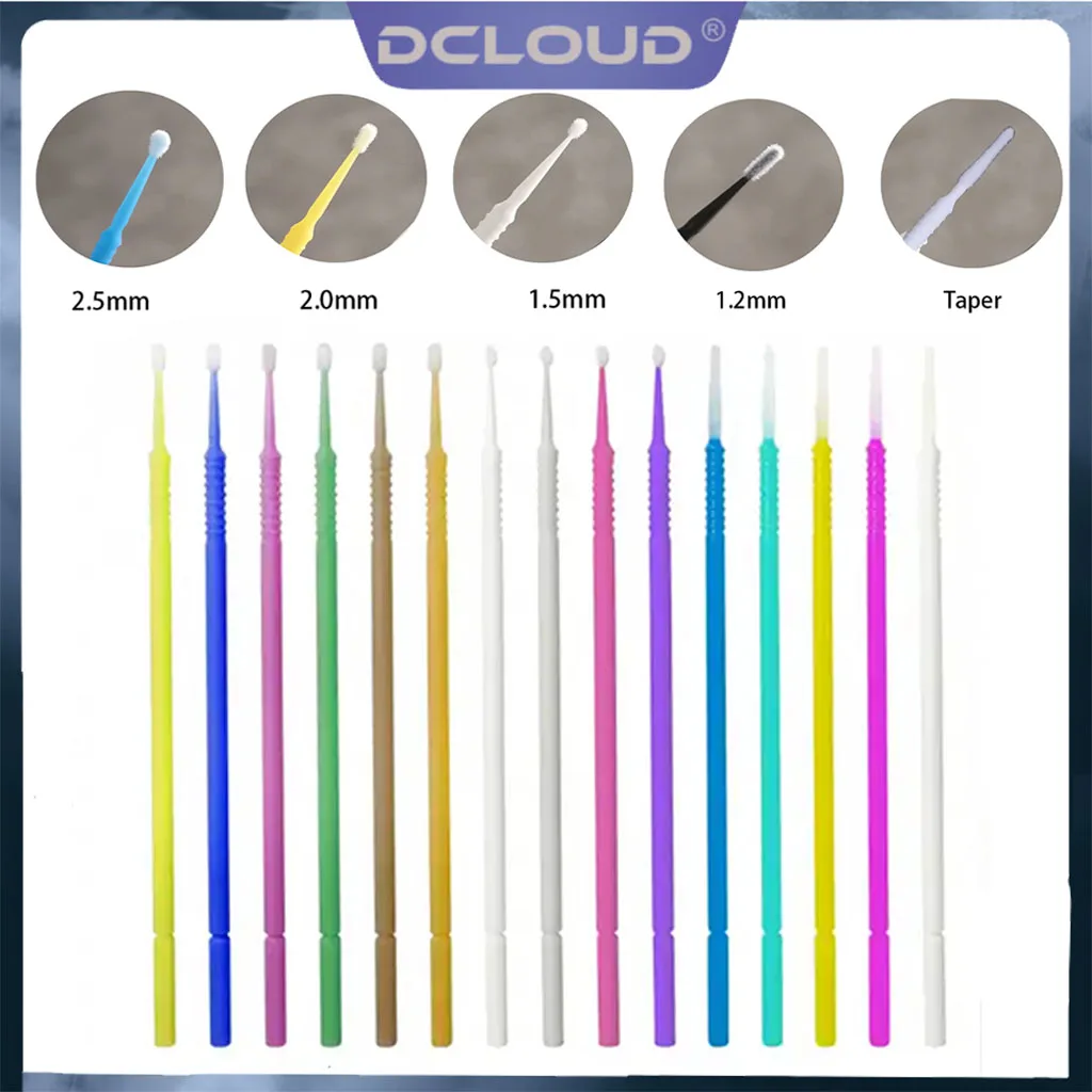 Disposable-Dental-Applicator-Micro-Brushes-Applicator-Stick-for-Eyelash ...
