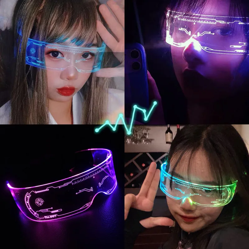 Colorful-Luminous-LED-Glasses-for-Music-Bar-KTV-Neon-Party-Christmas ...