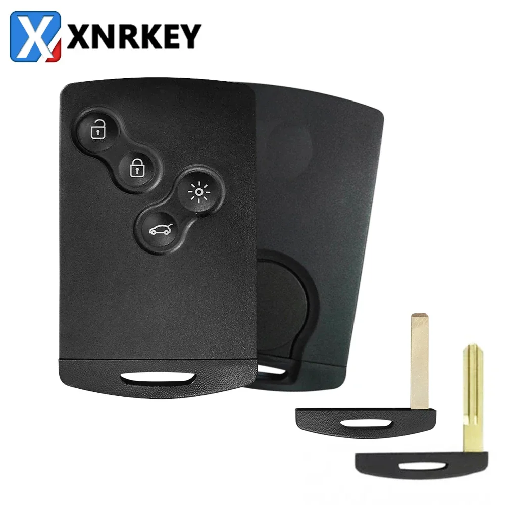 XNRKEY-4-Button-Smart-Card-Remote-Key-Shell-for-Renault-Megane-Laguna ...
