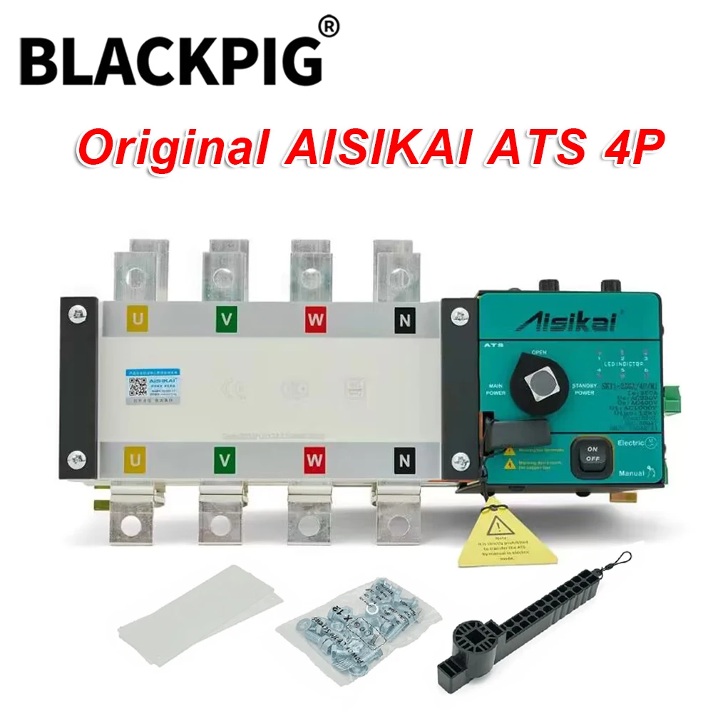 Aisikai-250A-300A-4P-ATS-Controller-Dual-Power-Automatic-Transfer ...