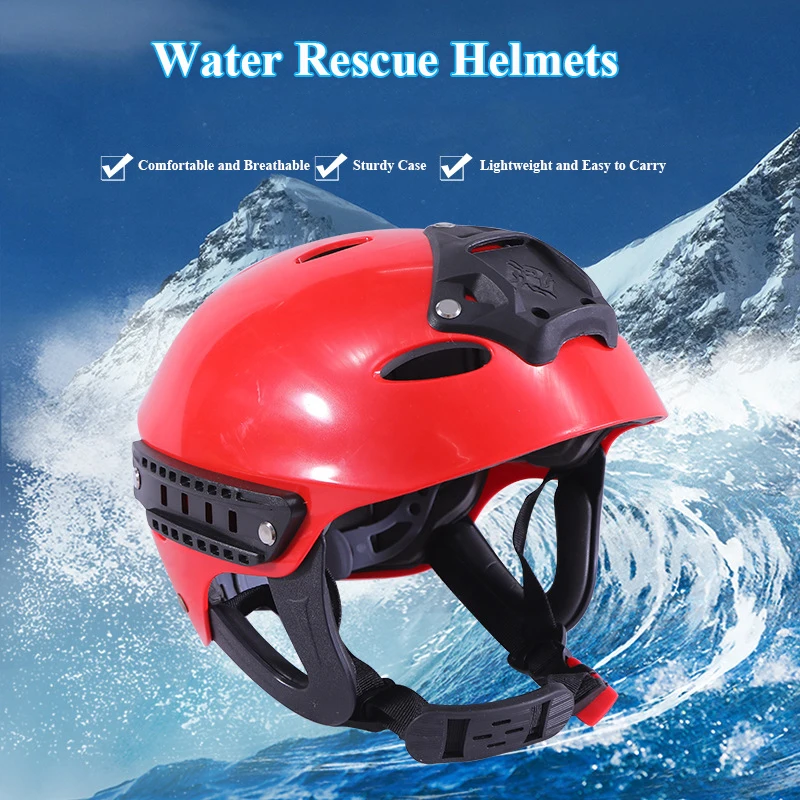 1-Pcs-Red-Outdoor-Water-Rescue-Safety-Helmet-High-Strength-ABS ...