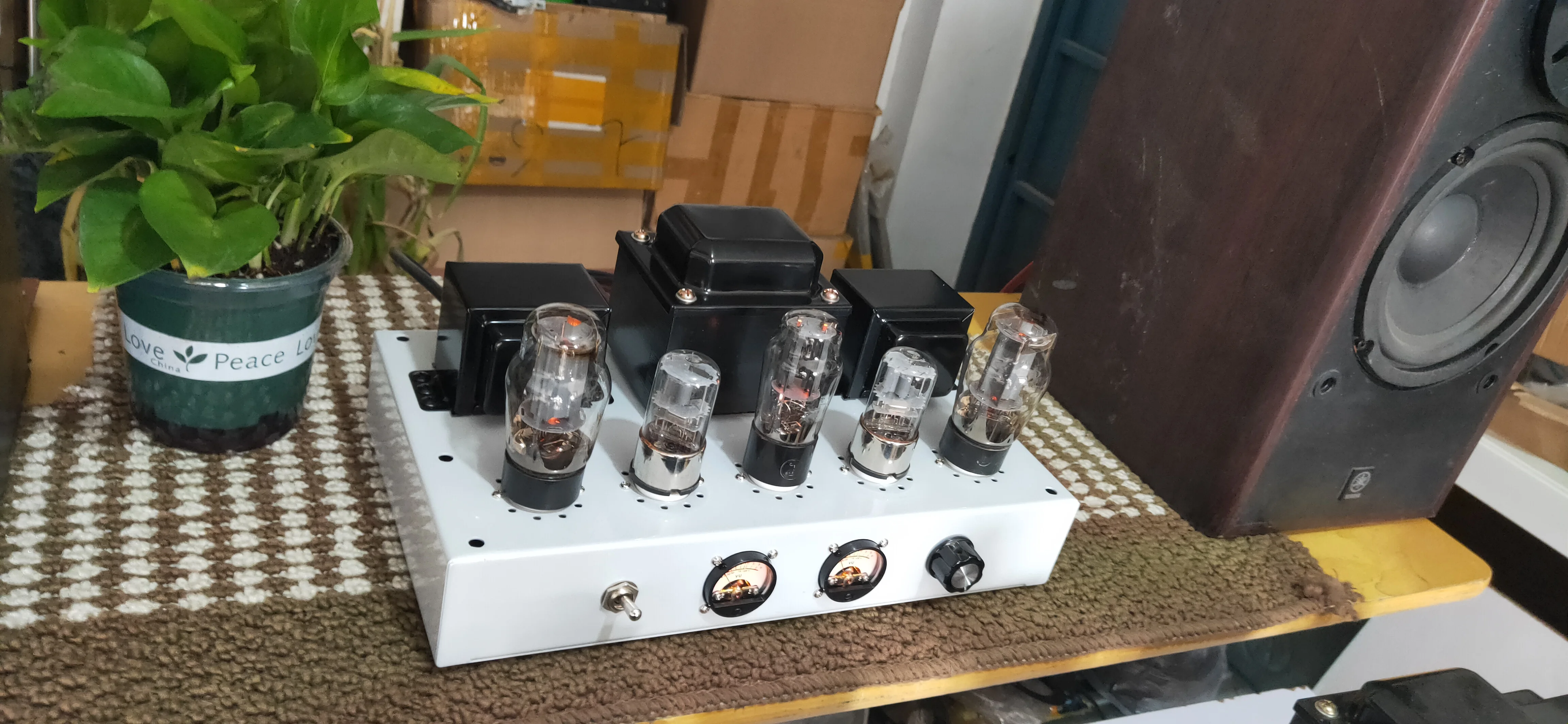 latest upgrade 2x6W 6P3P single ended class A tube amplifier power ...