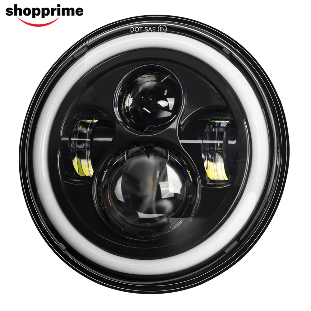 Universal-7-Inch-Led-Car-Motorcycle-Headlight-DRL-H4-Headlamp-For ...