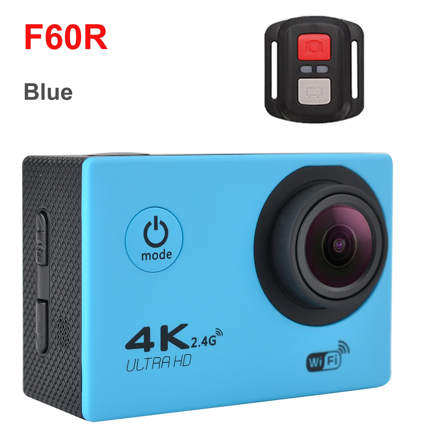 Rose-Avec bâton de carte de sac-Mini Caméra d'Action 4K Ultra HD ...