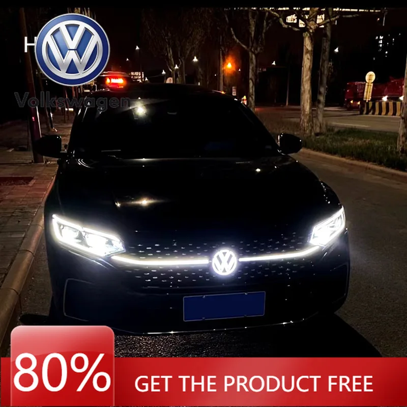 For VOLKSWAGEN 1pc ACC Illuminated Emblem for Volkswagen Full Series ...
